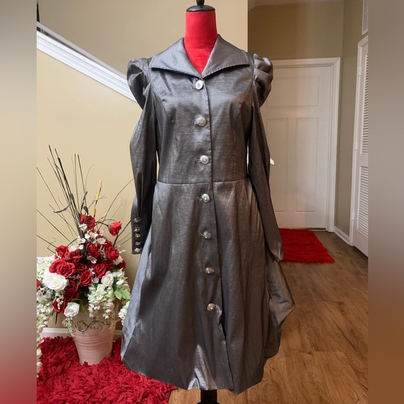 SERAFINA High Low Hem Formal Elegant Jacket Jackets & Coats